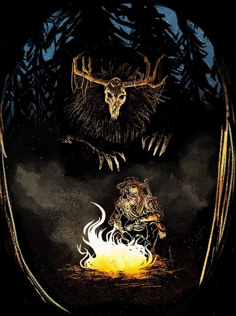 Cryptid Hunter 8 x 10 Signed Art Print – Dark Rain Design