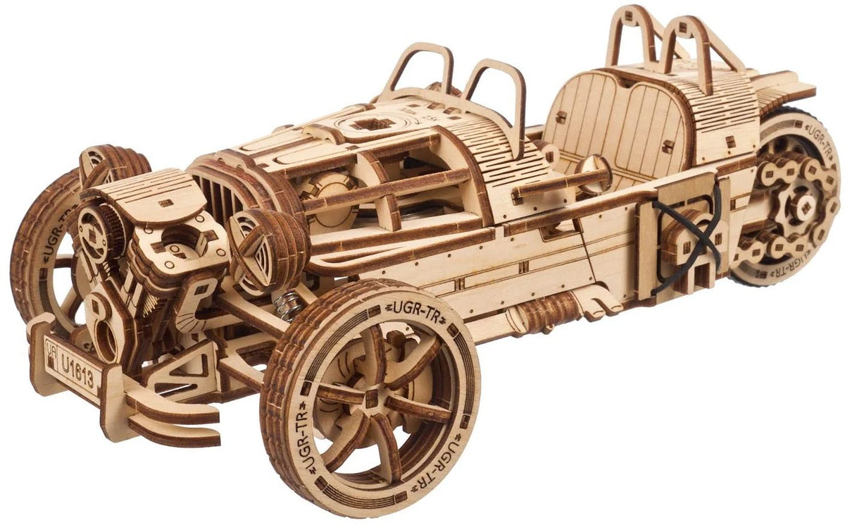 Three Wheeler Spring-Powered Vehicle Kit – Dark Rain Design